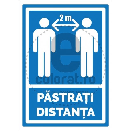 Pastrati Distanta 2 M
