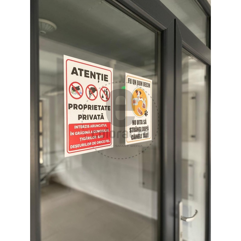 Atentie Proprietate Privata Interzis Aruncatul In Gradina A Gunoiului