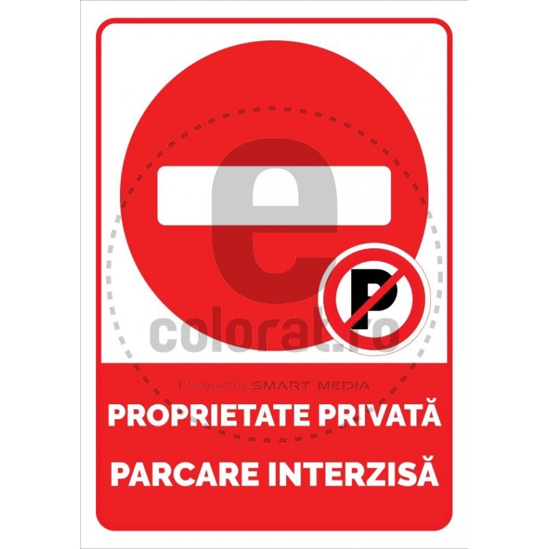 Proprietate Privata Parcare Interzisa v941