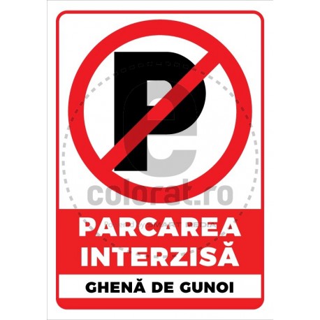 Parcarea Interzisa Ghena de Gunoi